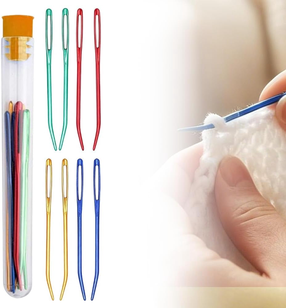 2026 New Darning Tapestry Yarn Needles Set, Large Eye Blunt Needles for ...