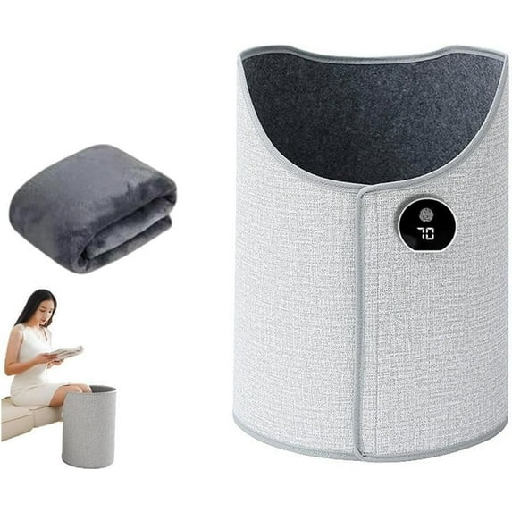 2026 New Under Desk Leg Warmer,Portable Folding Electric Heating Foot ...