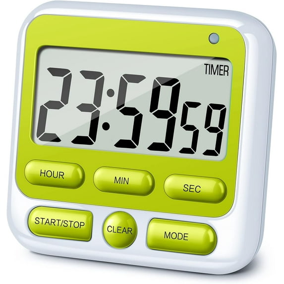 2026 New Digital Kitchen Timer with Mute/Loud Alarm Switch ON/Off ...
