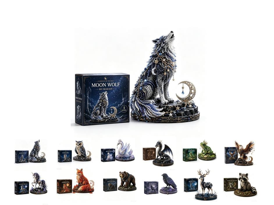 2026 New Diy Animal Beading Kit, Mythical Guardian 3D Beaded Animal ...
