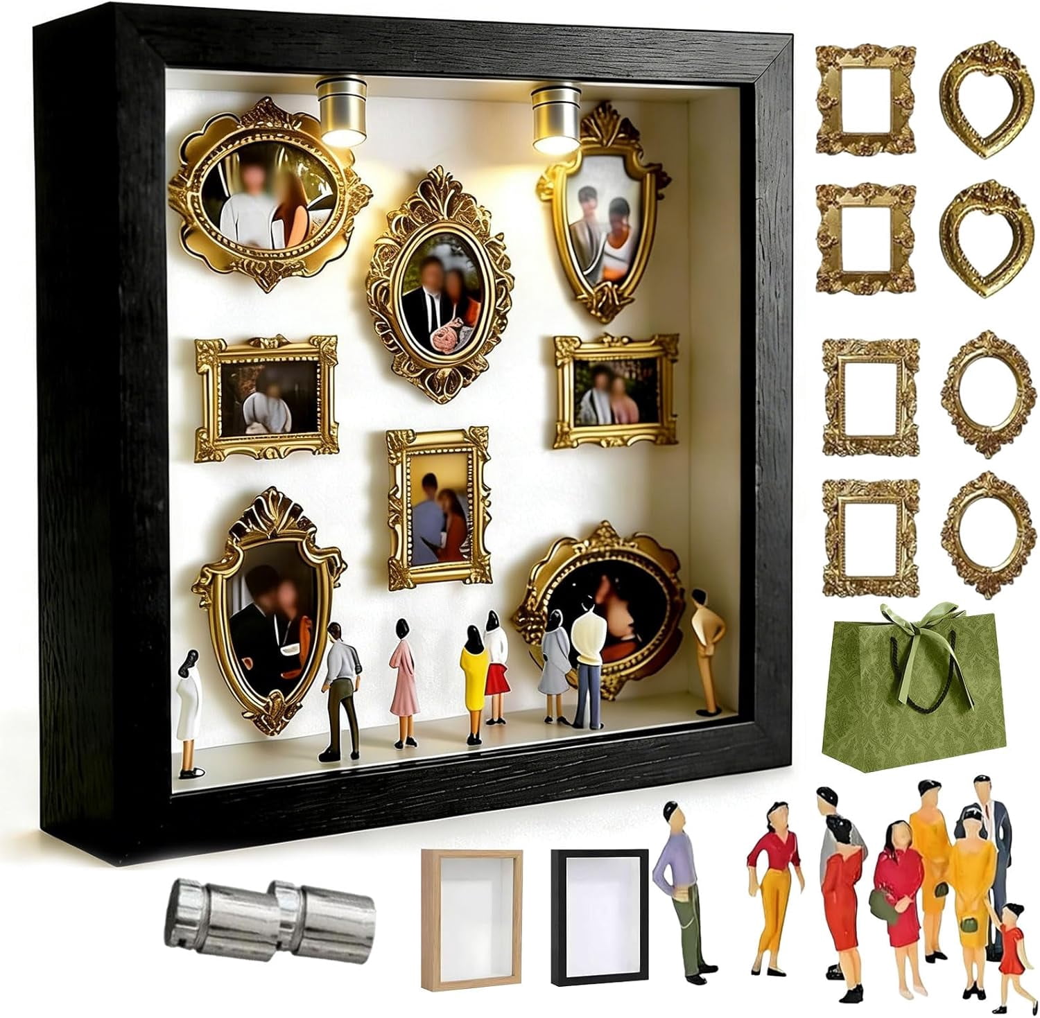 2026 New Diy Mini Museum Silhouette Box, Upgrade Shadow Box Frame Kit ...