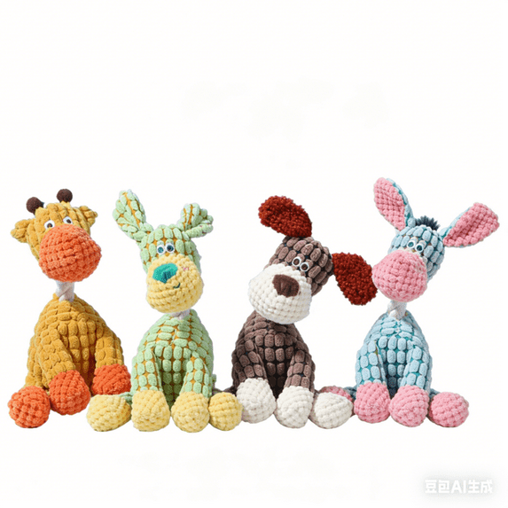 2026 New Dog Toys, Indestructible Plush Dog Toy for Aggressive Chewers ...