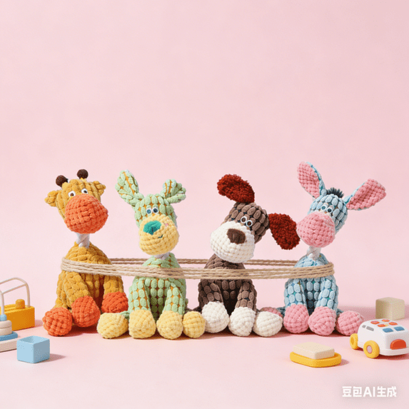 2026 New Dog Toys, Indestructible Plush Dog Toy, Dogs Toys for ...