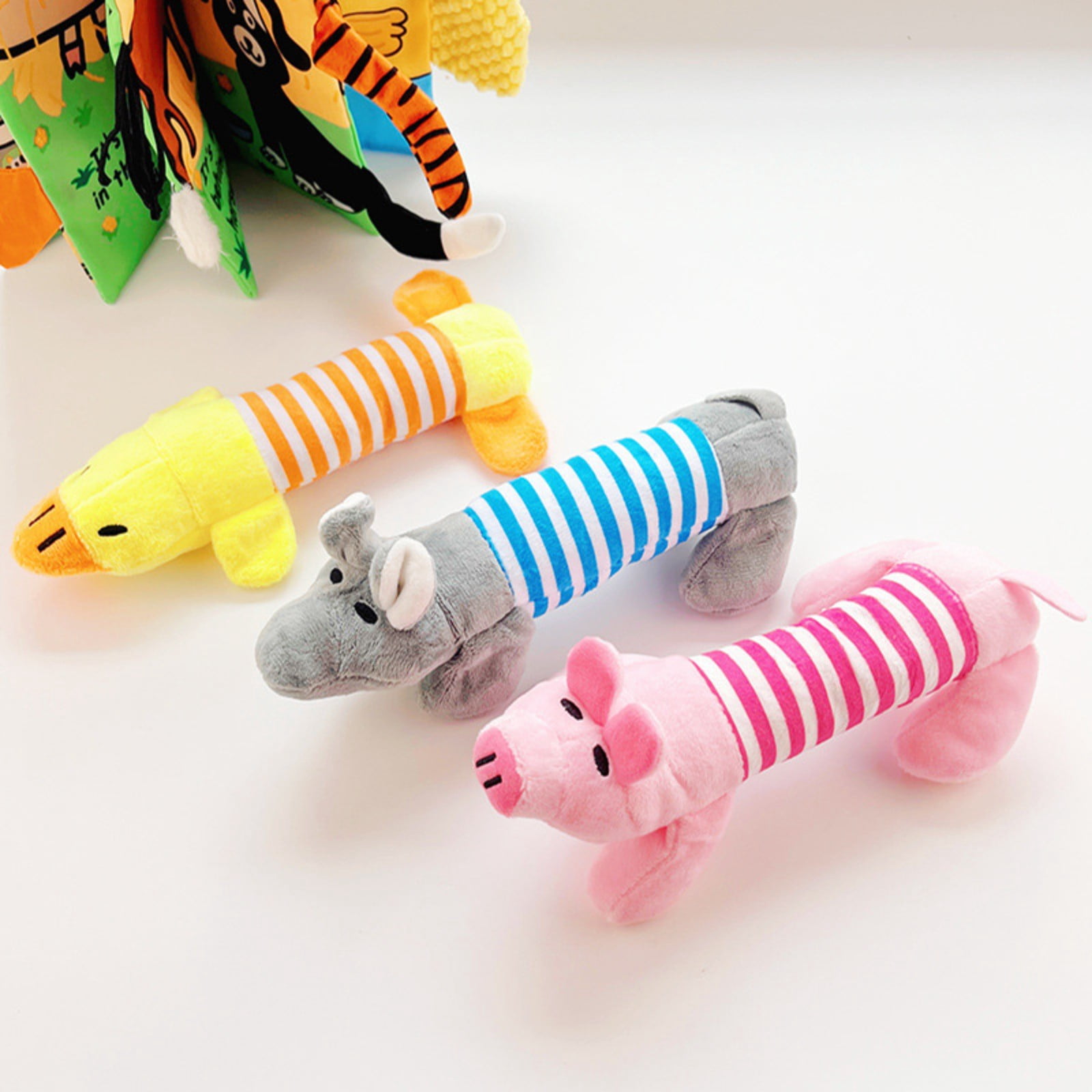 2026 New Dog Toys Indestructible Plush Dog Toy for Aggressive Chewers ...