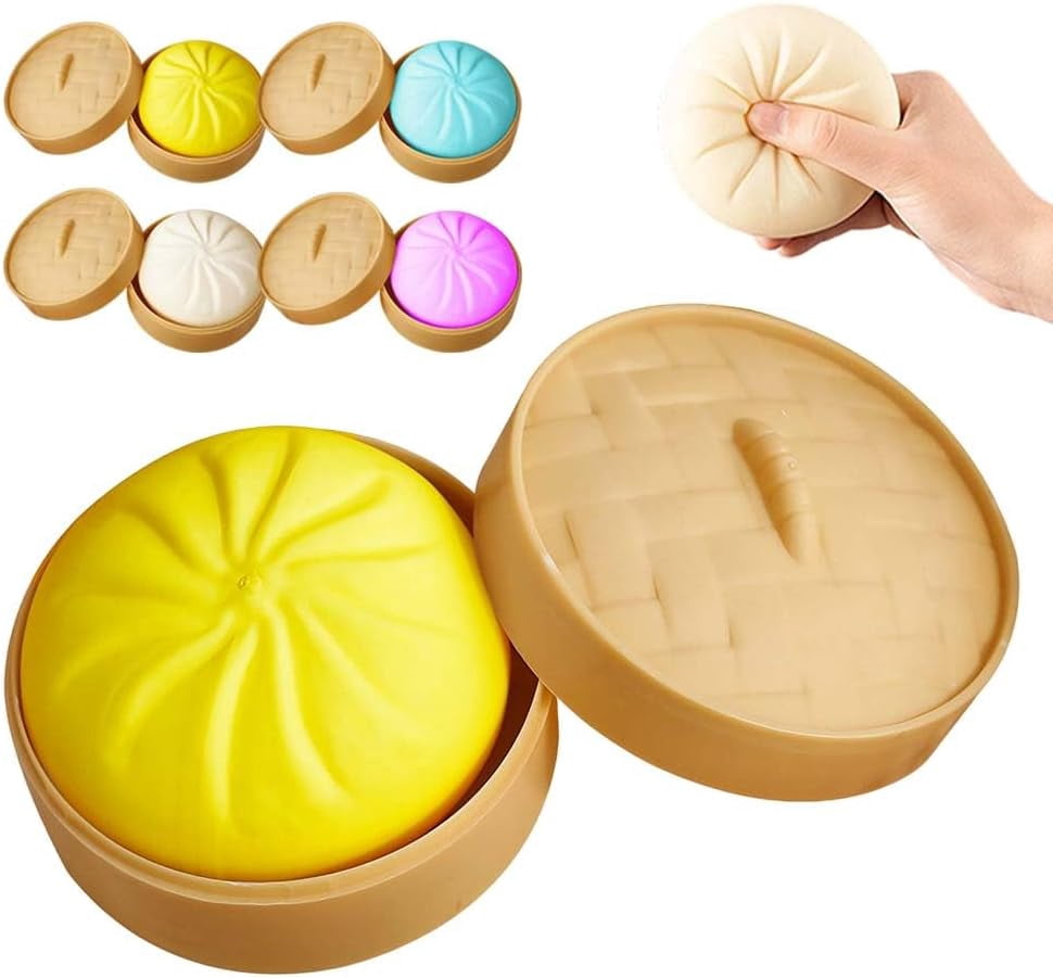 2026 New Dumpling Squishies, Glitter Dumpling Squishy Mystery Box ...