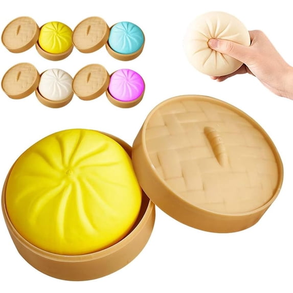 2026 New Dumpling Squishies, Glitter Dumpling Squishy Mystery Box ...
