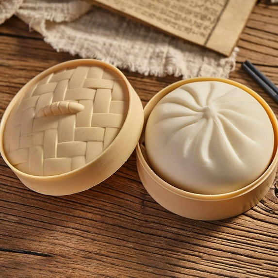 2026 New Dumpling Squishy Large with Steamer Box,Super Soft Giant ...