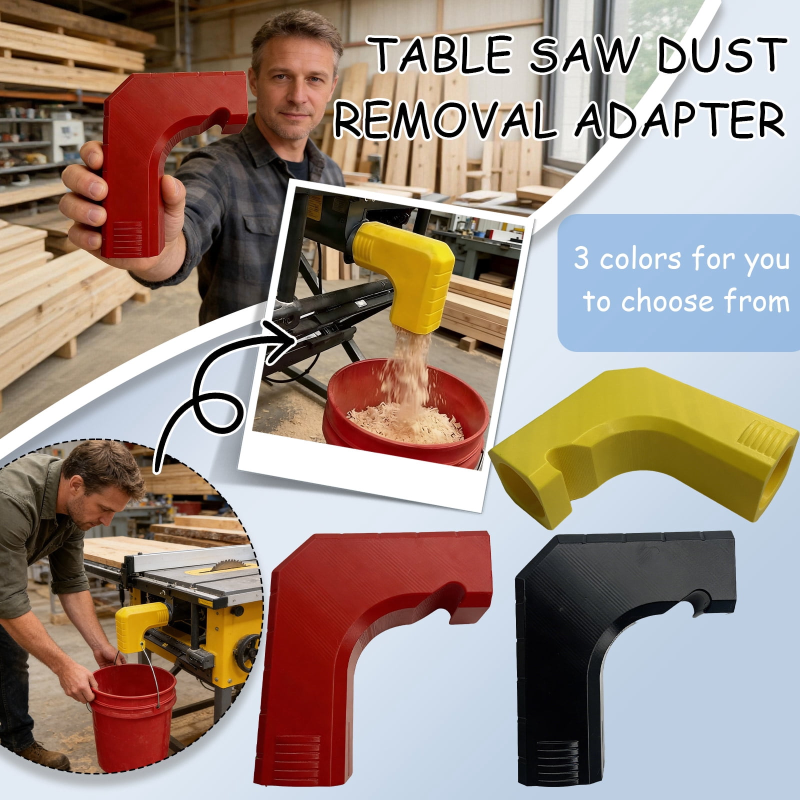 2026 New Dust Collection Adapter Compatible with DeWALT DWE7485 Table ...
