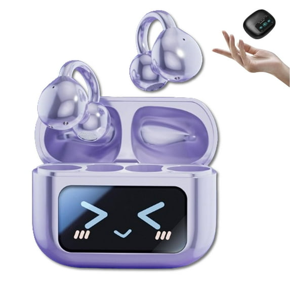 2026 New Ear Clip Bluetooth Headphones with Touch Screen, Clip On Ear ...
