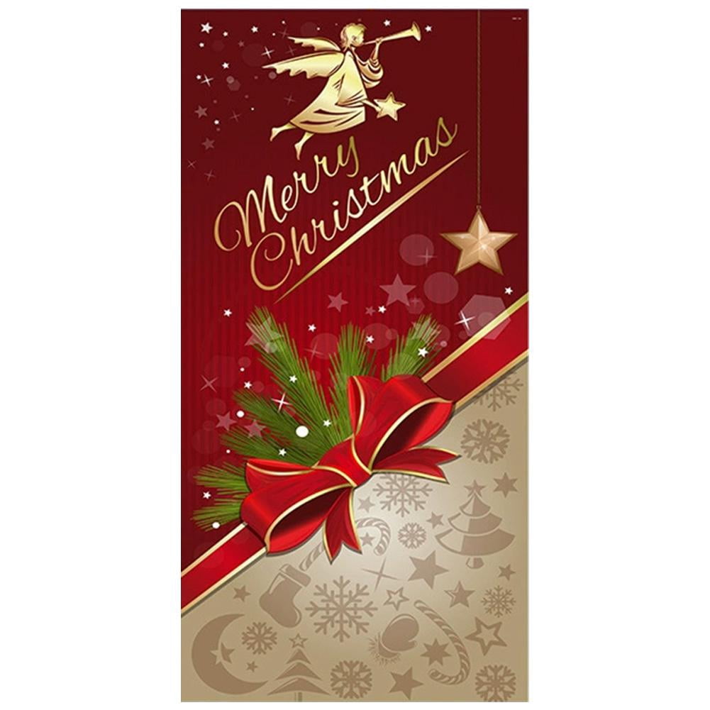 2026 New Elastic Christmas Door Cover,Christmas and Halloween Front ...