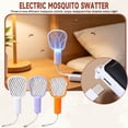 2026 New Electric Mosquito Swatter, Fly Swatter Racket, 3 in 1 Electric ...