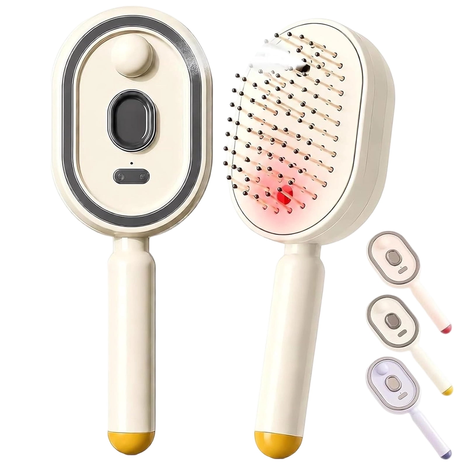 2026 New Electric Steam Brush, Portable Rechargeable Hair Straightener ...