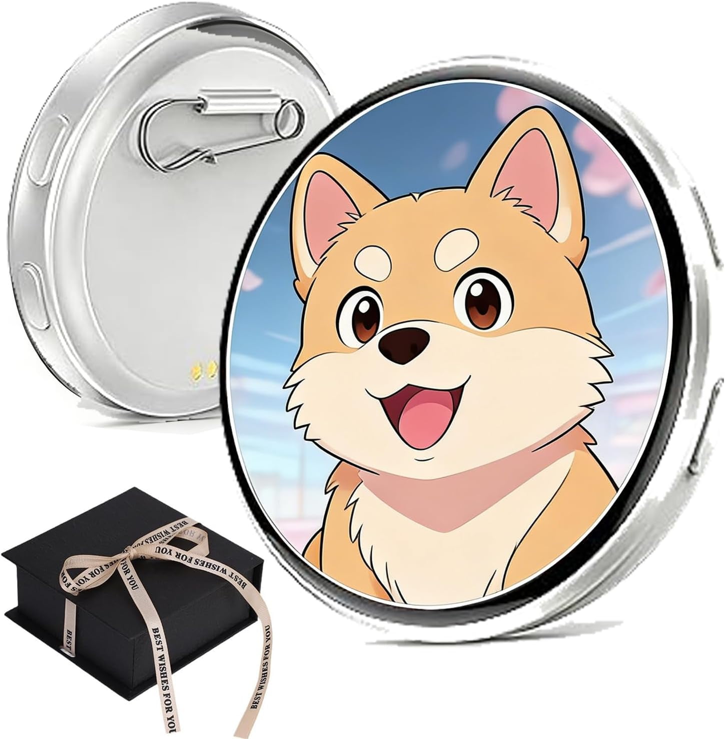 2026 New Electronic Badge Digital Display Pin with 1.8'' IPS Touch ...