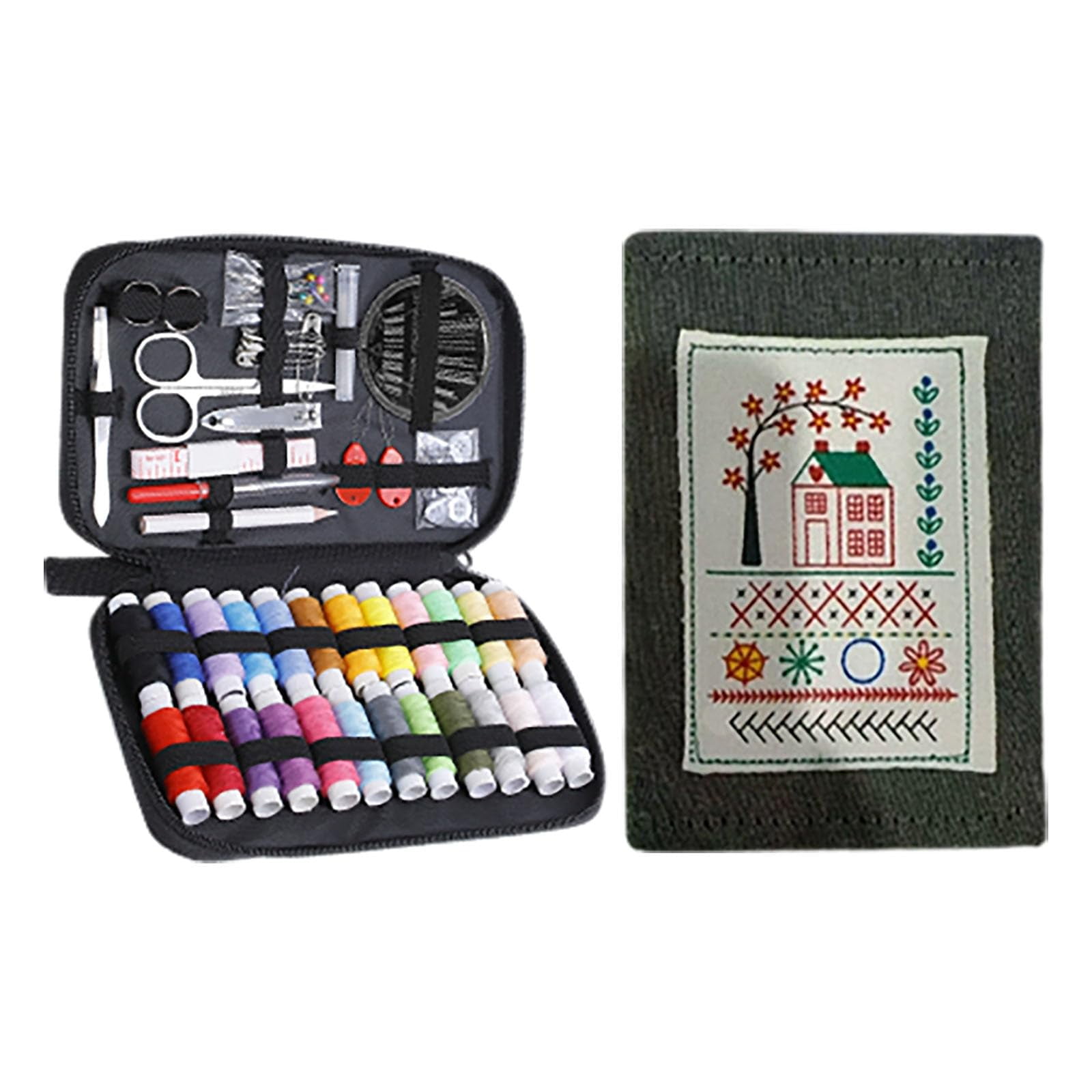 2026 New Embroidery Stitch Book Kit, Portable All Scenario Embroidery ...