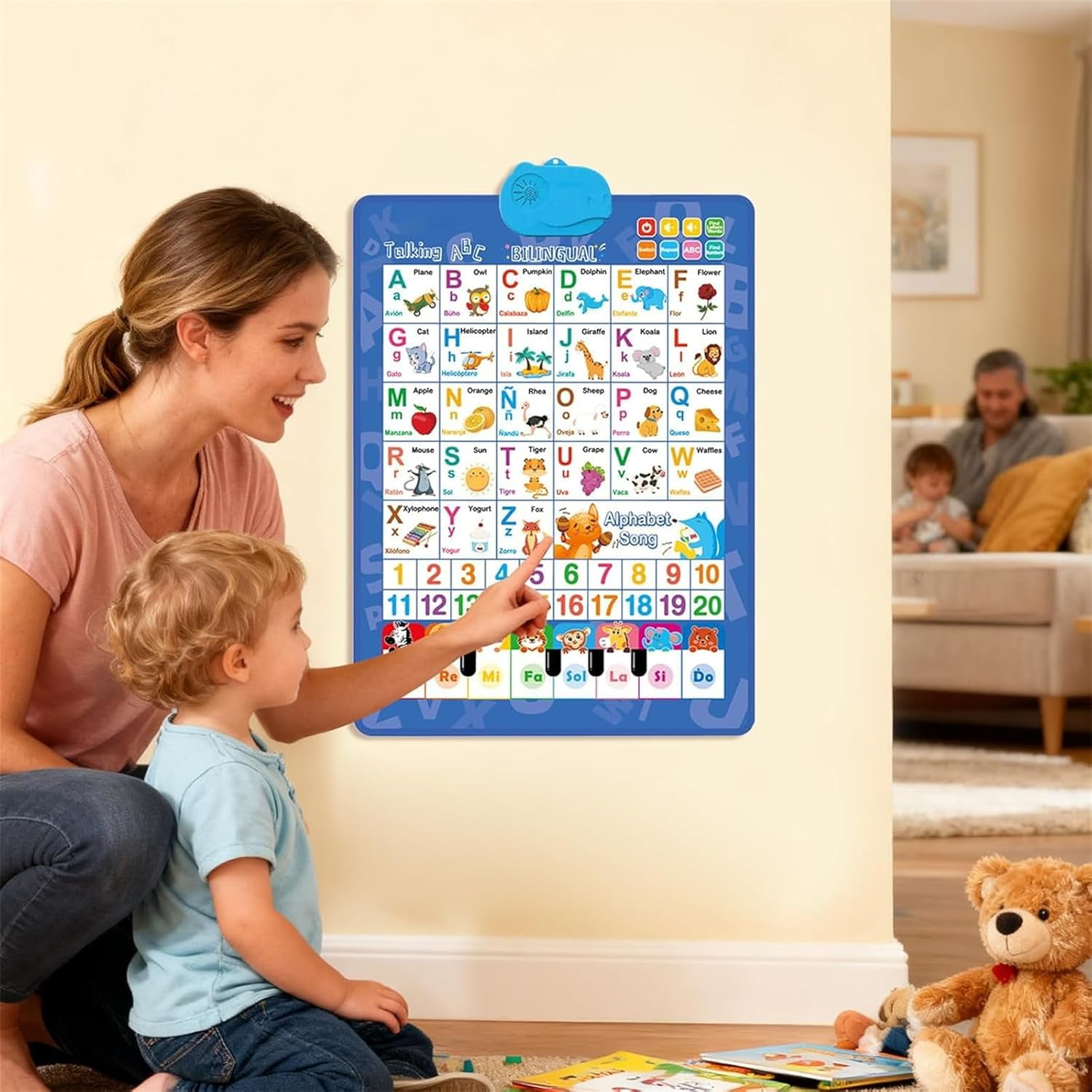 2026 New English Learning Talking Poster for Toddlers & Kids - ABCs ...