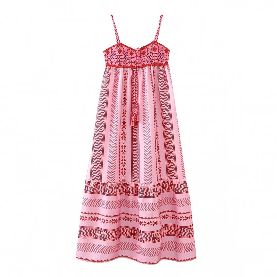 2026 New European and American Style Women's Boho Geometric Print ...