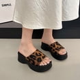 2026 New European and American Style Women's Leopard Print Platform ...