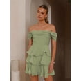 2026 New European and American Style Women's Off The Shoulder Tiered ...