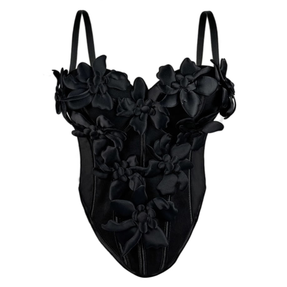 2026 New European and American Style Women's Pink 3D Floral Satin ...