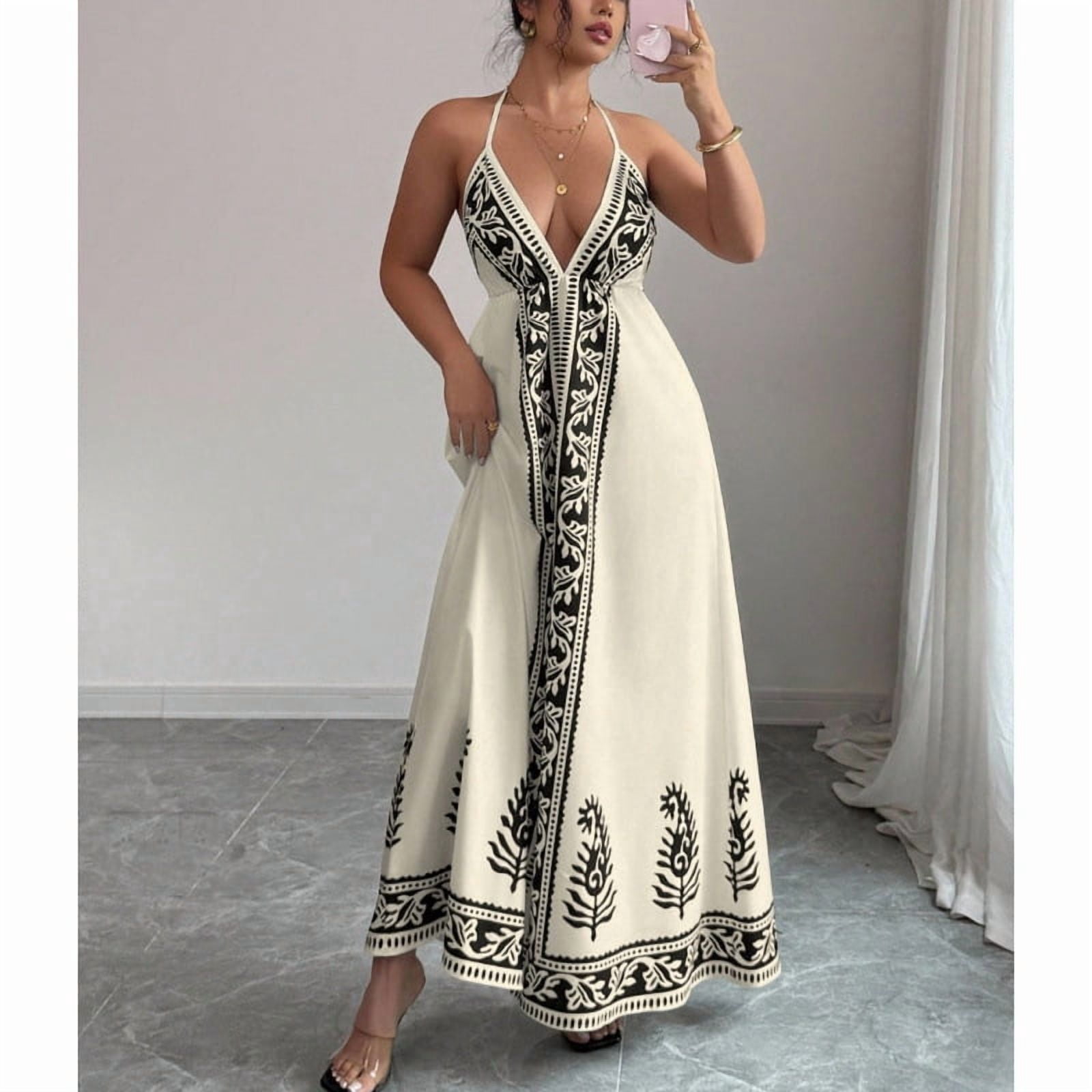 2026 New European and American Style Women's Spaghetti Strap Deep V ...