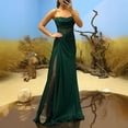 2026 New European and American Style Women's Strapless Ruched Satin ...