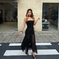 2026 New European and American Style Women's Strapless Side Ruched ...