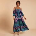 2026 New European and American Style Women's Tropical Print Off ...