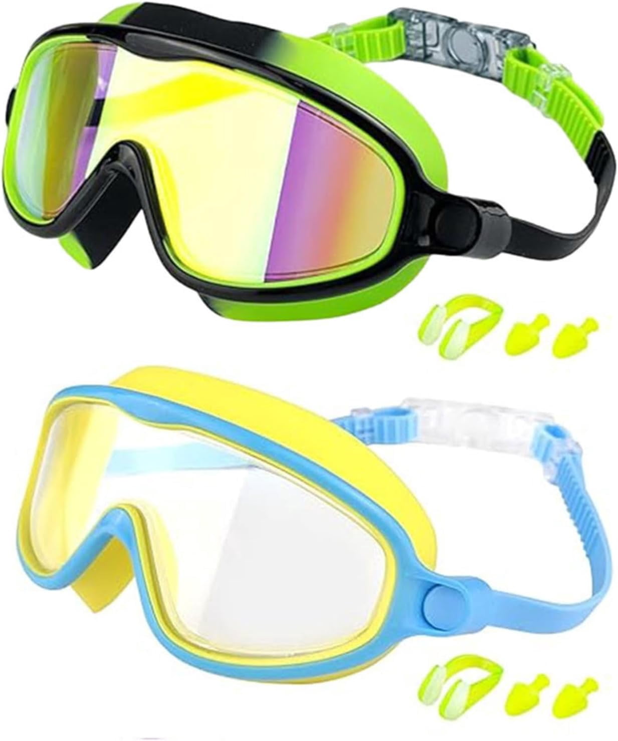 2026 New Eyes Goggles for Kids, Wide View Swim Goggles, Anti-UV Anti ...