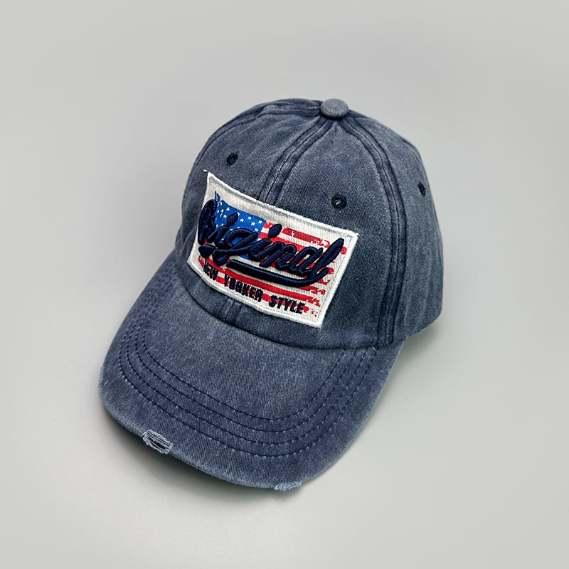 2026 New Fashion American Flag Embroidered Letters Vintage Baseball Cap ...