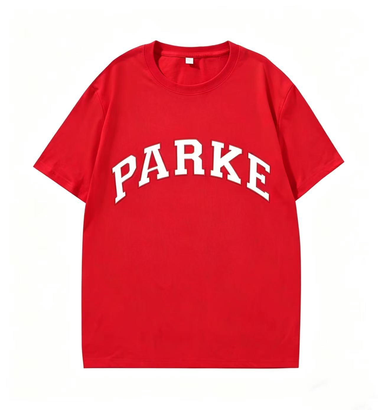 2026 New Fashion Women's Navy Blue Oversized PARKE Letter T-Shirt ...