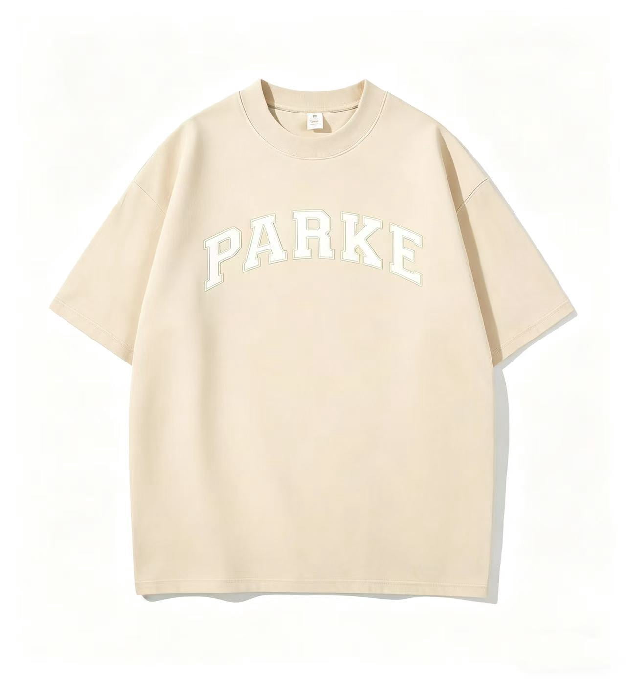 2026 New Fashion Women's Navy Blue Oversized PARKE Letter T-Shirt ...
