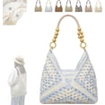 2026 New Fashionable Handmade Woven Bag, Hand-Woven Straw Bag Unique ...