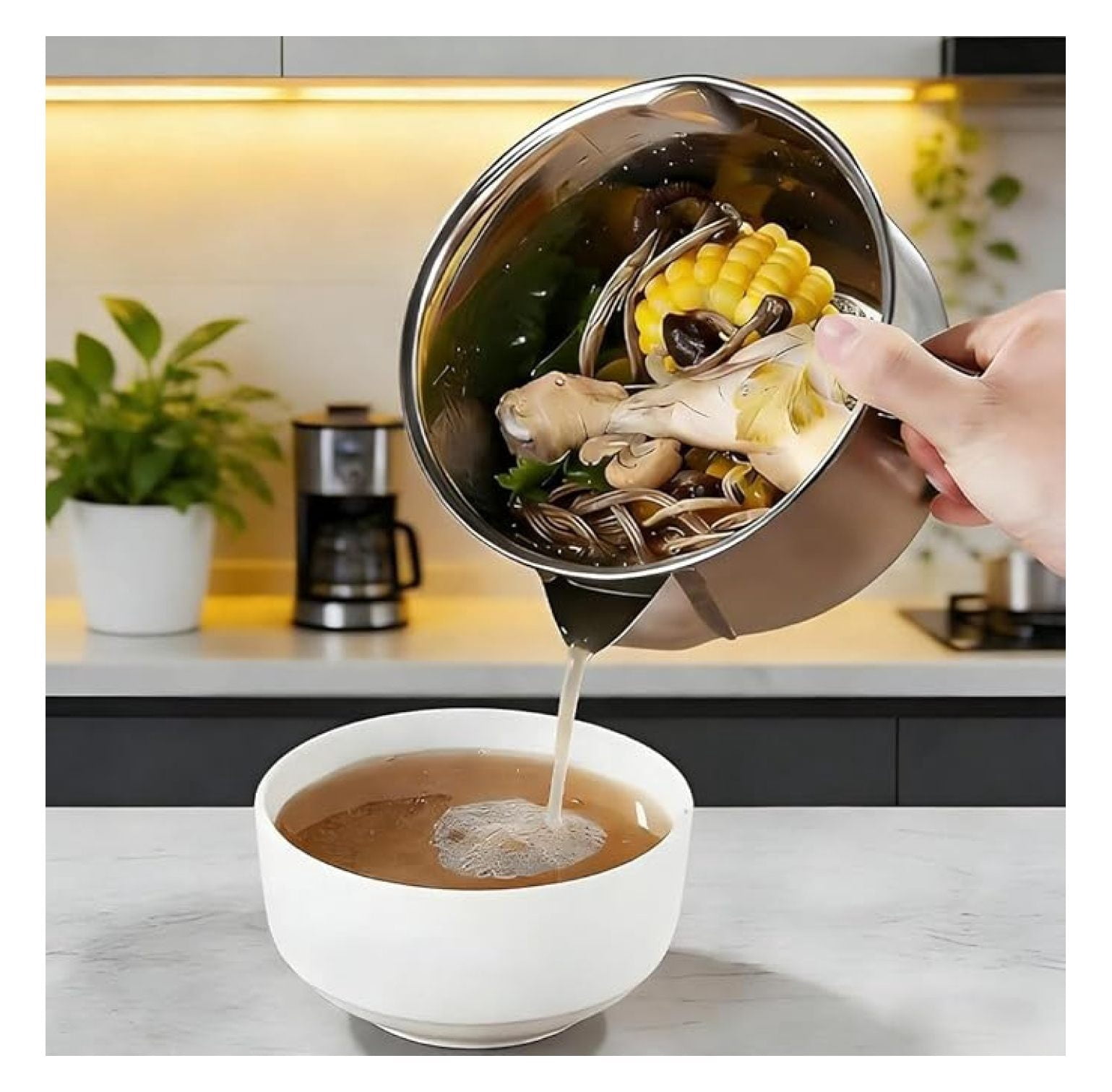 2026 New Fat Separator with Dual Spout Design, Fat Separator for ...