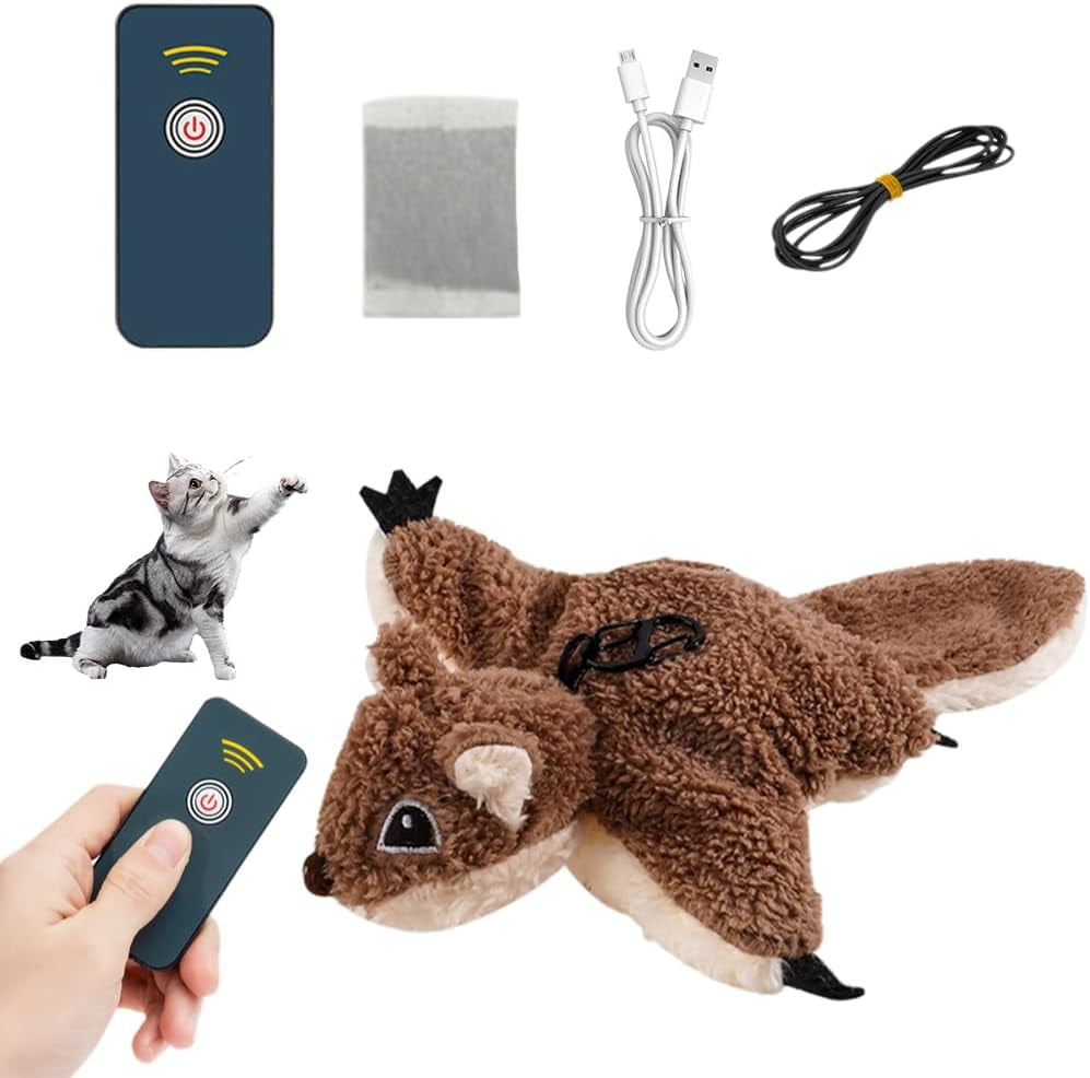 2026 New Flapping Bird Cat Toy, 3 Modes Flappy Chase Cats Toy ...