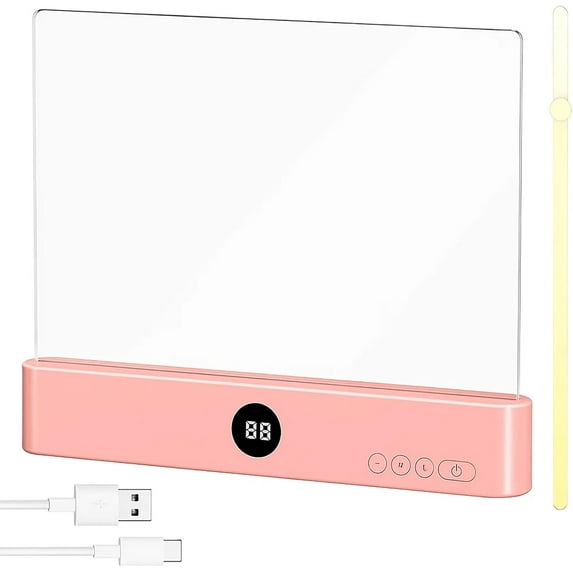 2026 New Flat Book Light for Reading in Bed, Rechargeable Book Page ...