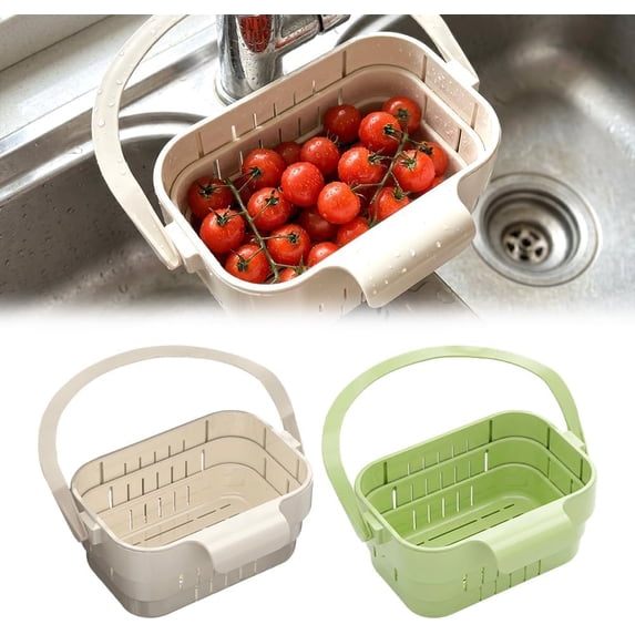 2026 New Foldable Hanging Sink Drain Basket, Space Saving Kitchen Sink ...
