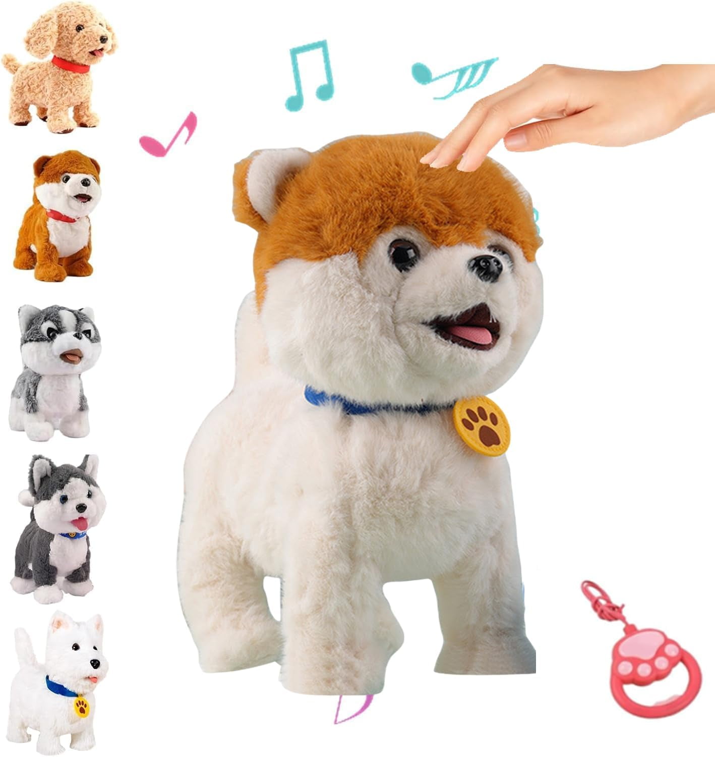2026 New Froplay Plush Dog, Interactive Robot Dog with Remote Control ...
