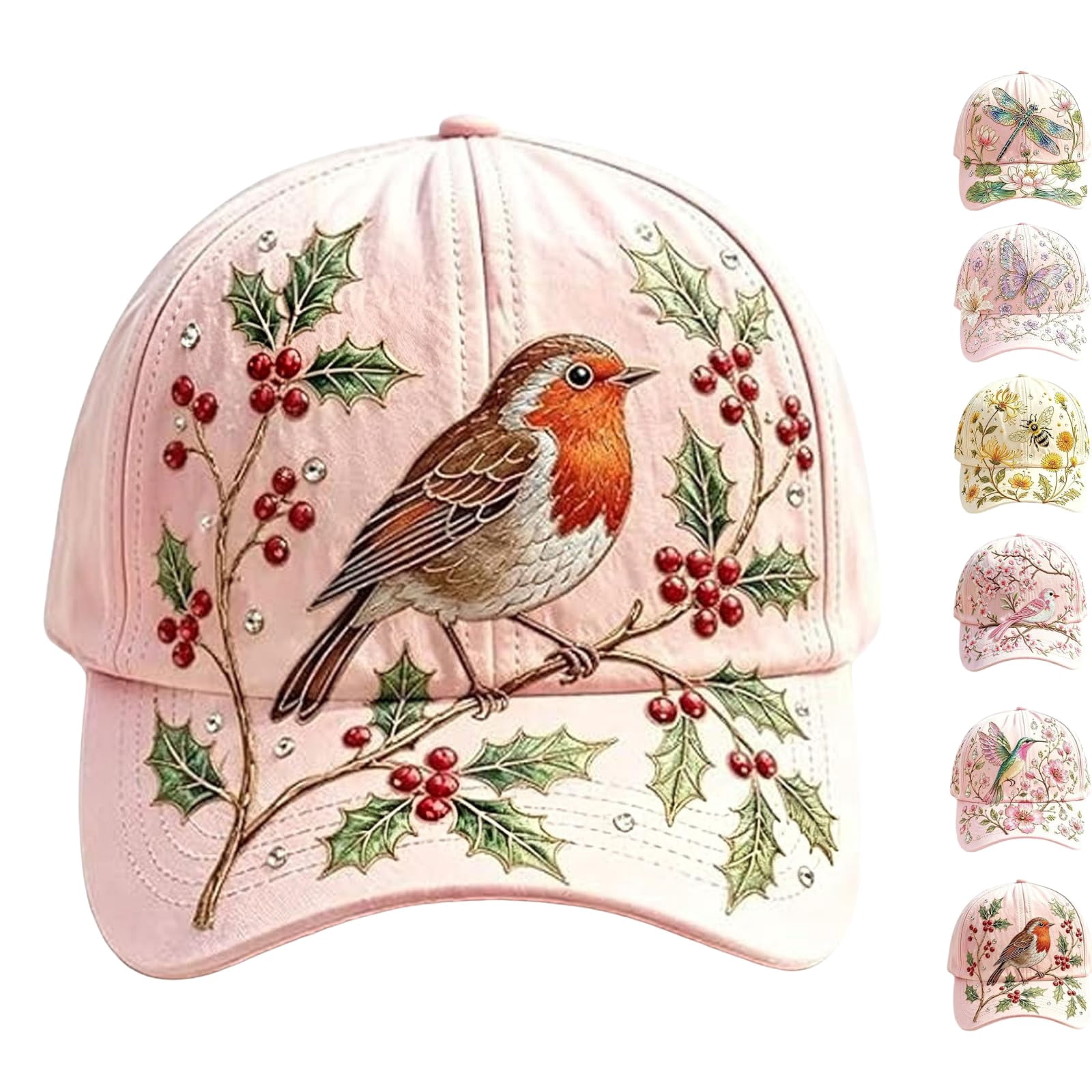 2026 New Garden Morning Baseball Cap, Adjustable Cotton Hummingbird ...