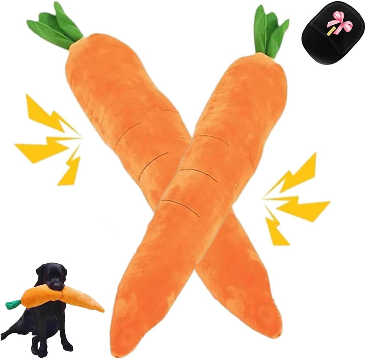 2026 New Giant Carrot Dog Toy, 29.53 in Large Stuffed Carrot Dog Toy ...