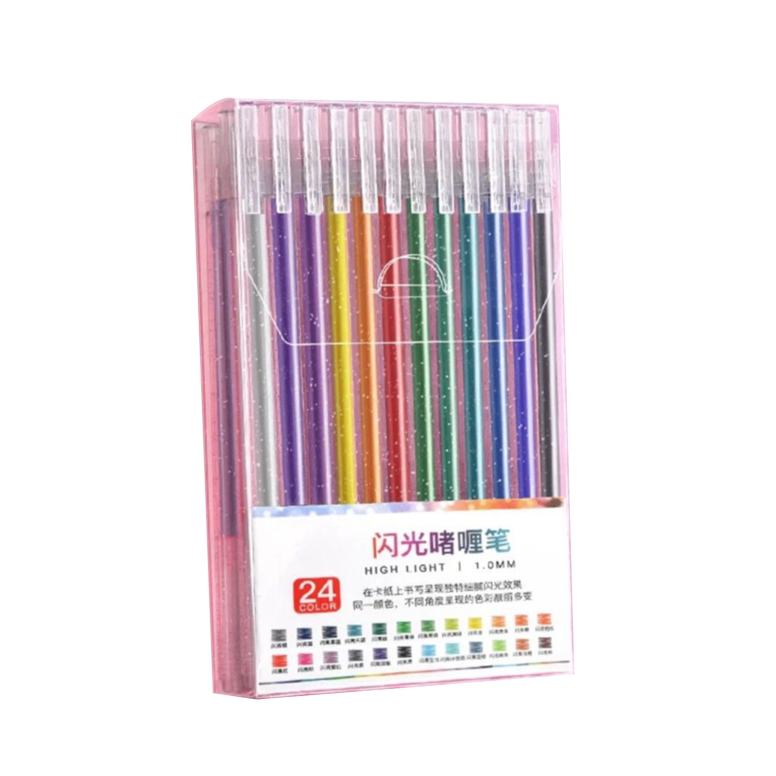 2026 New Glitter Gel Pen Set – 8/12/24/36 Colors Neon Sparkle Pens ...