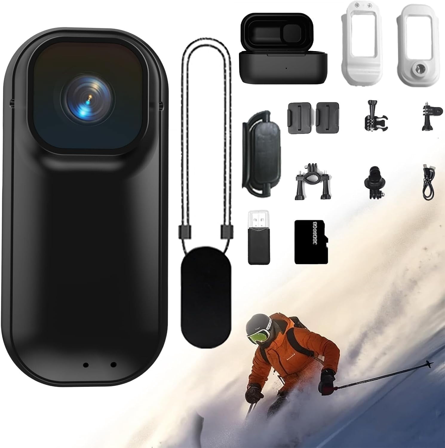 2026 New HD Action Camera, Ultra-Wide Angle 4K Wearable Action Camera ...