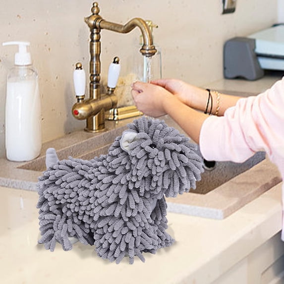 2026 New Hand Towels Cartoons Dogs Hand Towel Toy Multi-Functional ...