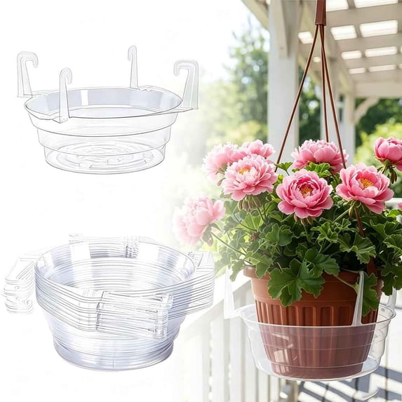 2026 New Hanging Basket Watering Tray, 6-12in Hanging Basket Saucer ...