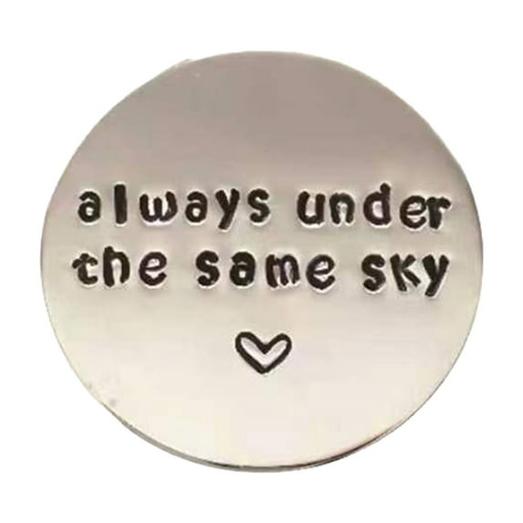 2026 New Heartfelt Pewter Pocket Tokens,Hand Stamped Personalized ...