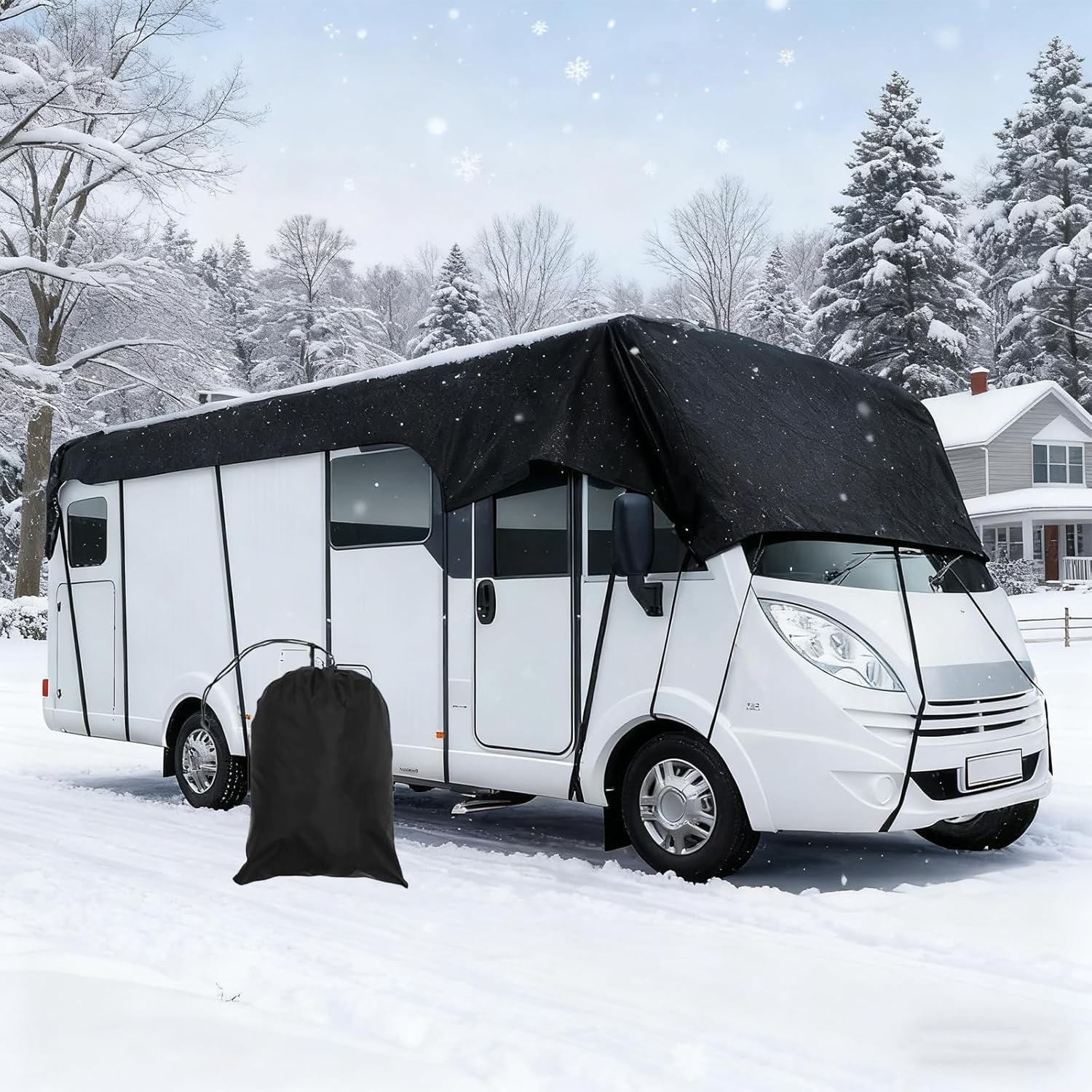 2026 New Heavy Duty RV Roof Cover, Waterproof & UV Resistant for RVs ...