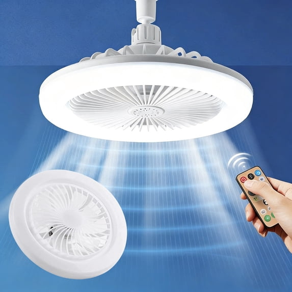 2026 New Home Appliances Ceiling Fan With Lights Enclosed Low Fan Light ...