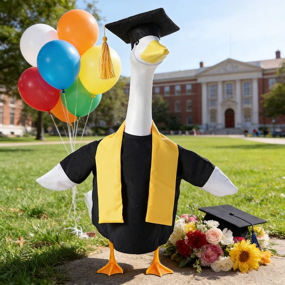 2026 New Home Decor 2026 Graduation Gown And Cap Costumes Set For 23in ...