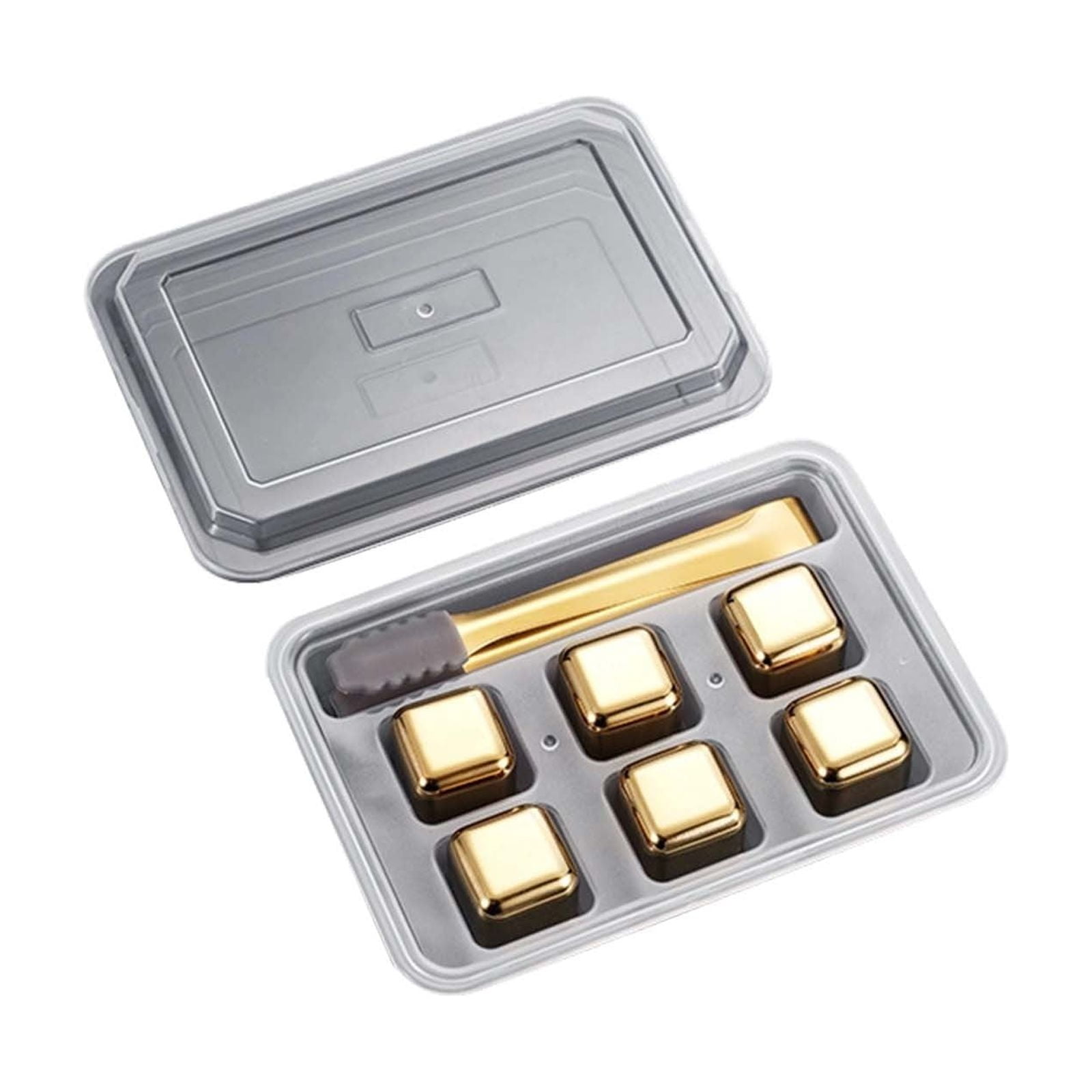 2026 New Home Decor Stainless Steel Fast Freezing Ice Tray with Lid for ...