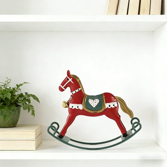 2026 New Horse Decorative Ornament, Cute Color Painted Horse Bookcase ...