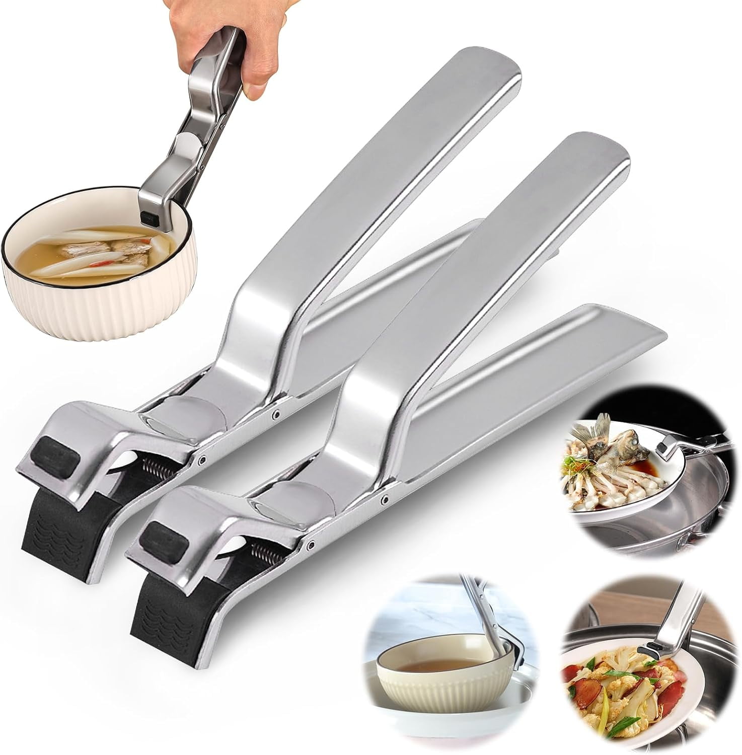 2026 New Hot Plate Gripper, Upgrade Hot Plate Gripper Tongs, Anti-Scald ...